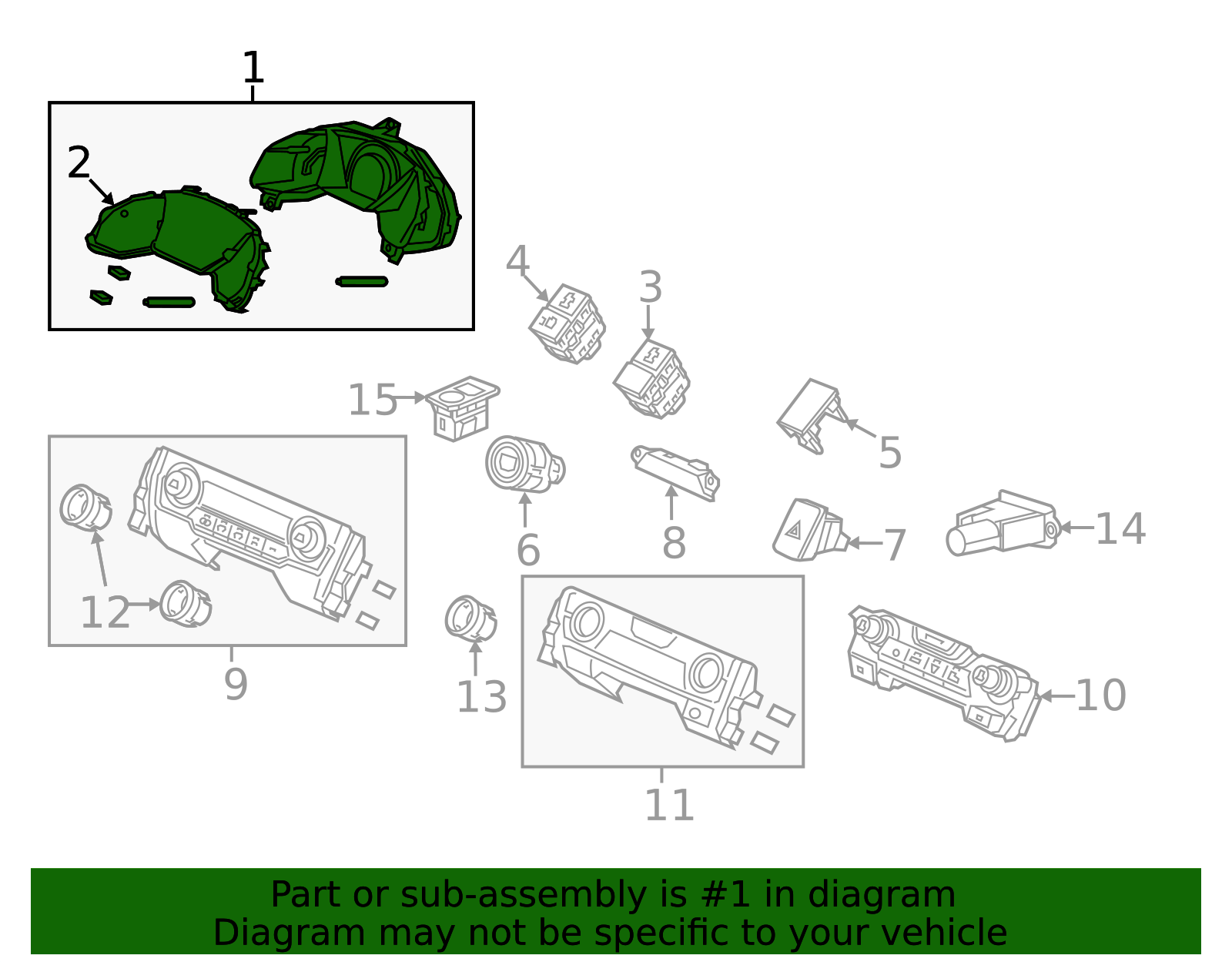 78100-TGG-A21 - Cluster Assembly 2017-2018 Honda Civic | Honda Parts Online