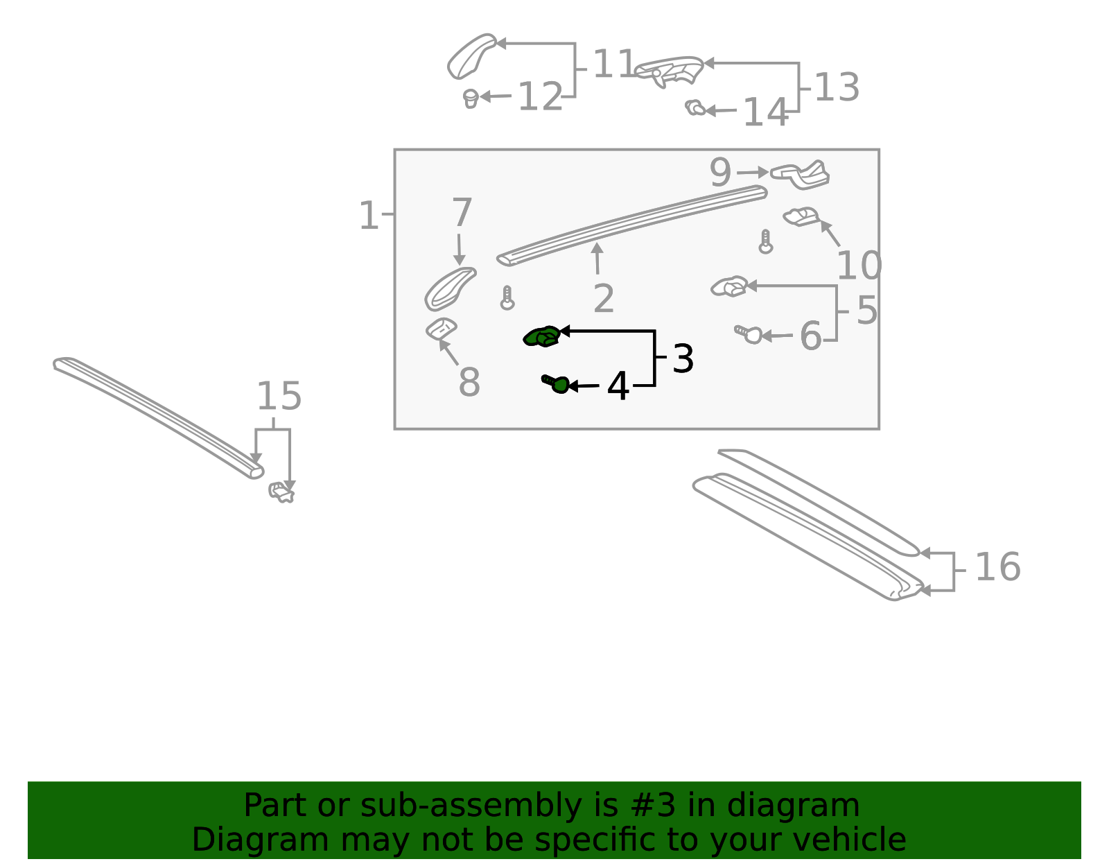 63454-AD010 - Front Bracket 2002-2004 Toyota Tacoma | Longo Toyota Parts