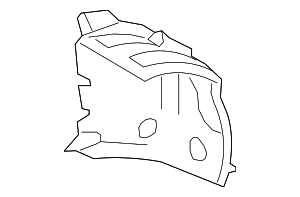 2011-2016 BMW Rear Fender Liner 51717186724 | OEM Parts Online