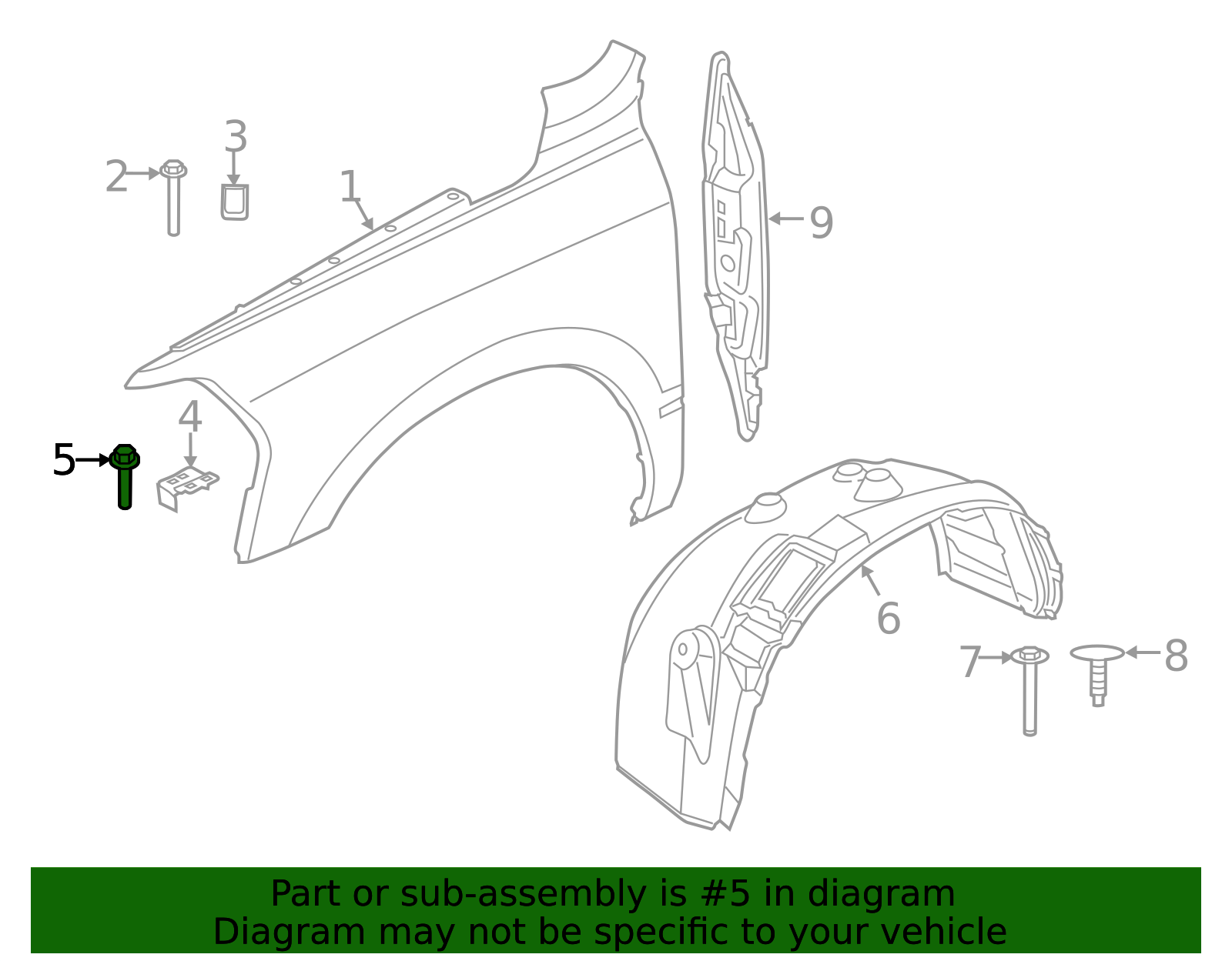 Suspension Ride Height Sensor Bolt 06104390AA | Mopar Parts Canada