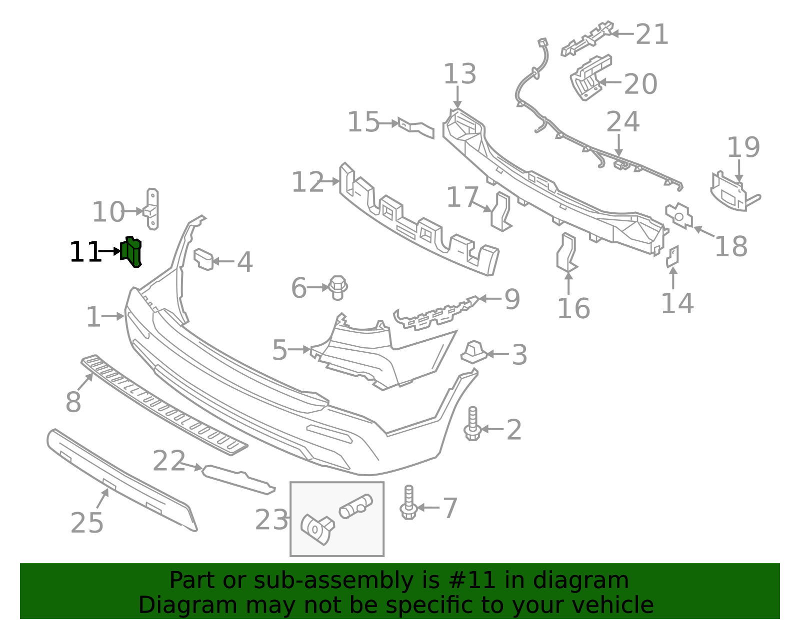 2011-2015 Kia Sorento OEM NEW 2011-15 Kia Sorento Wagon Mount Bracket ...