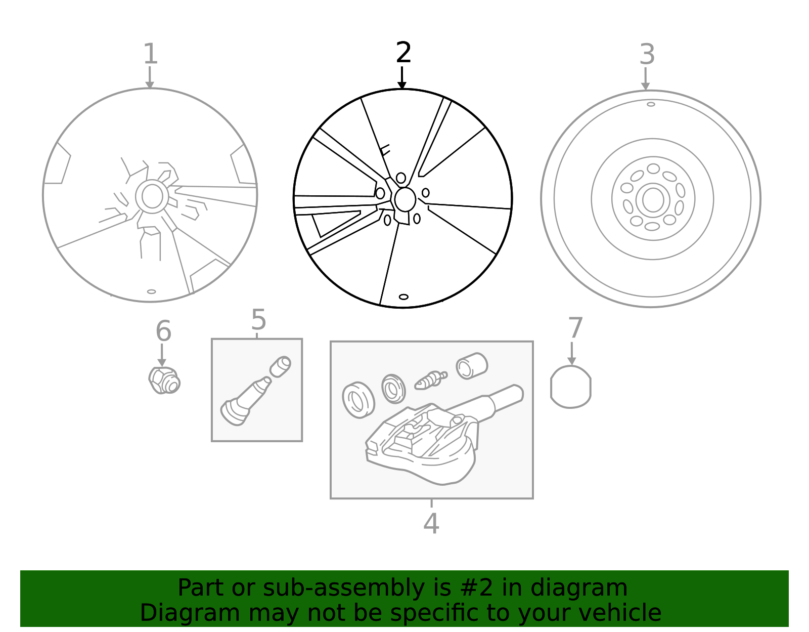 2018-2021 Mazda 6 Wheel Disc Aluminum 9965-56-7590 | OEM Parts Online
