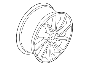 HP5Z-1007-D - Wheel, Alloy 2017-2020 Lincoln MKZ | Big 3 Auto Parts