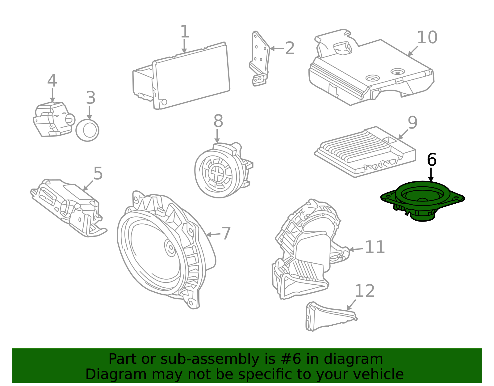 OEM Speaker 86160-0C290 - Restore Crisp Sound Quality | AutoNation Parts
