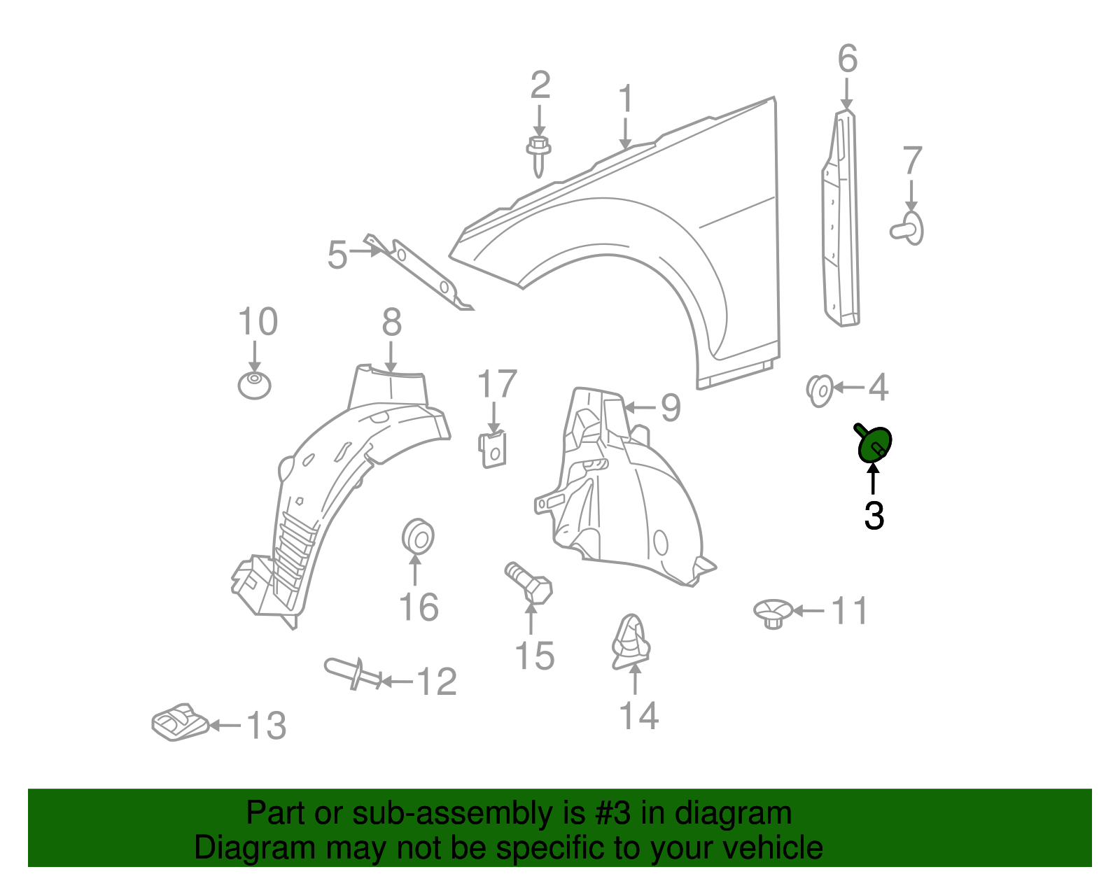 001-990-15-14 - Fender Stud 2008-2021 Mercedes-Benz | Mercedes-Benz ...