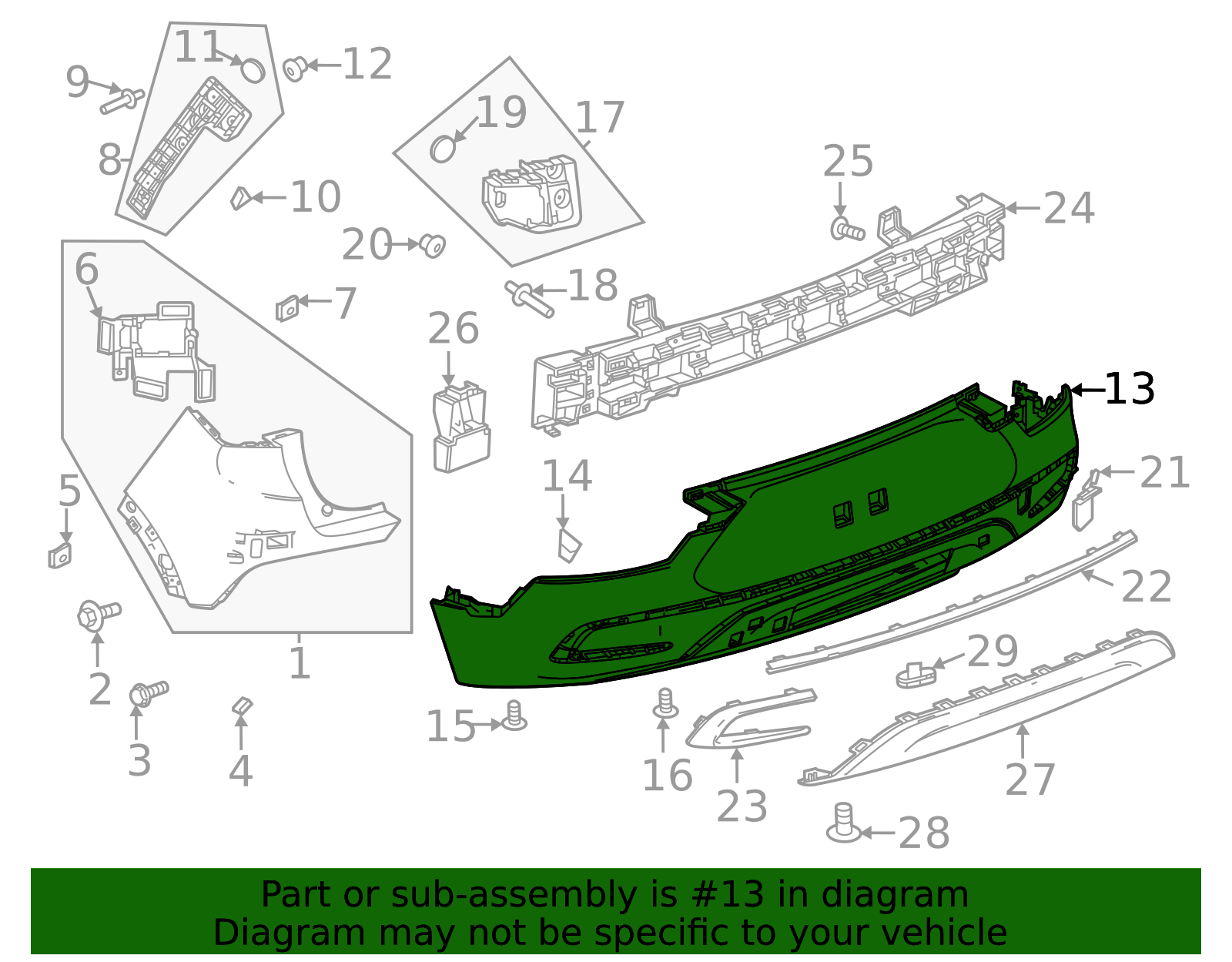 2023-2025 Buick Encore GX Bumper Cover 42821666 GM | GMPartsDirect.com