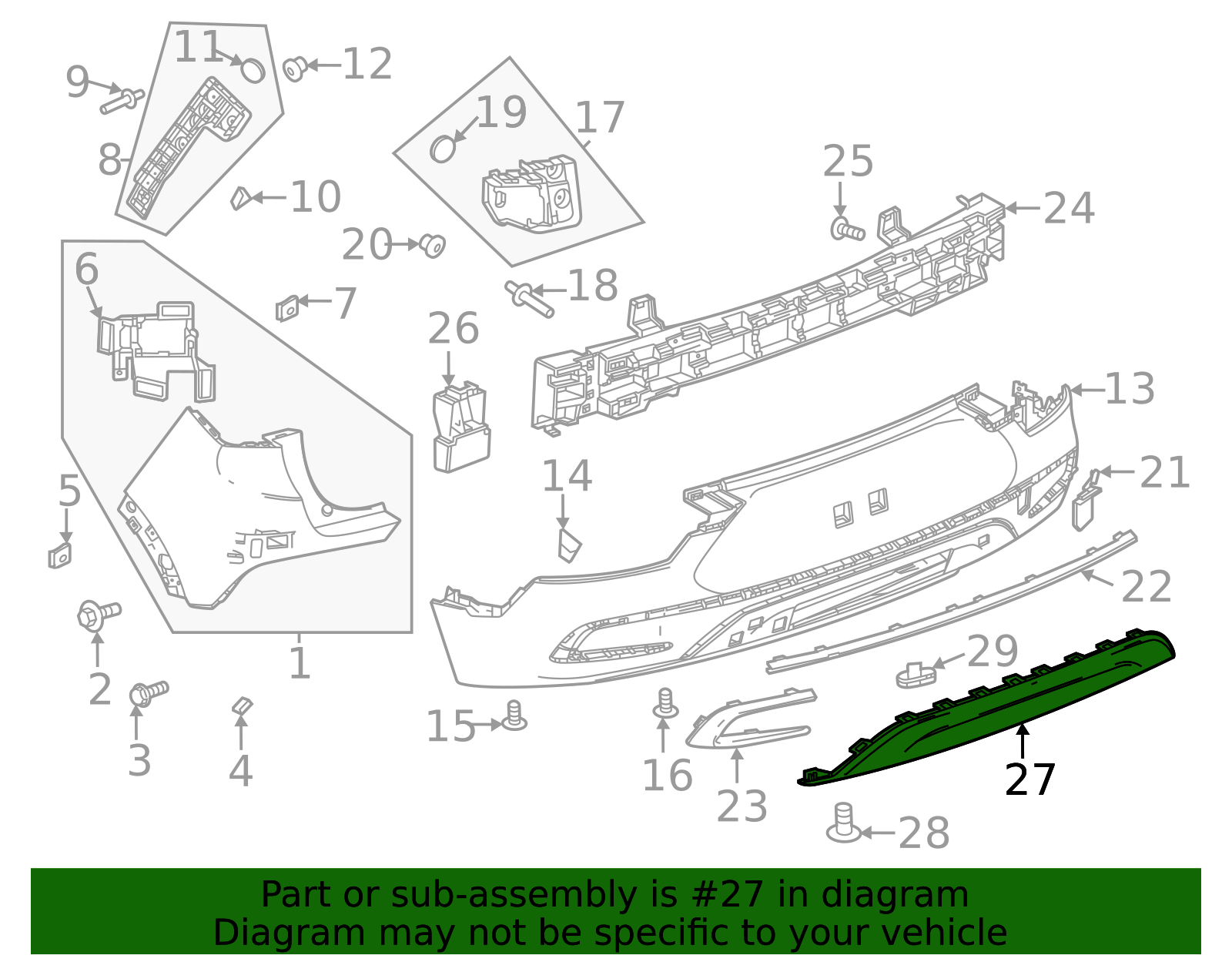 2023 Buick Encore GX Valance Panel 42819882 | Capital Chevy Parts