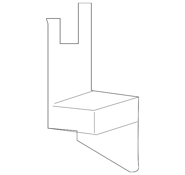 Genuine Toyota Pad part# 58578-0E030 for 2014-2019 Toyota Highlander ...