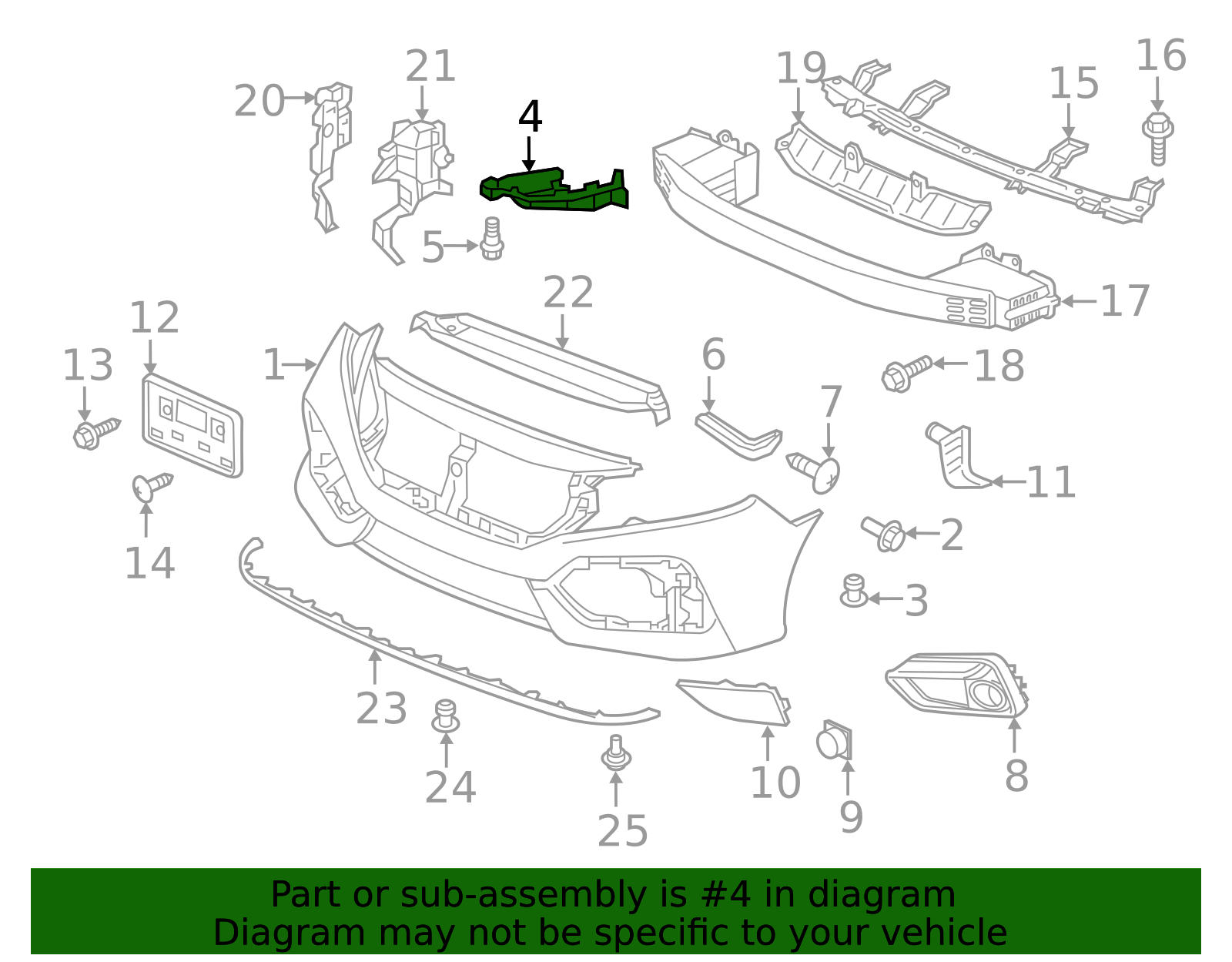 71140-TEA-T00 - Headlamp Frame 2017-2021 Honda Civic | Honda Parts Online