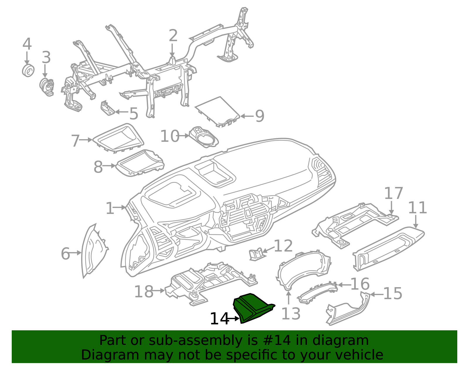 51-45-9-636-711 - High-Quality Storage Compartment for 2018-2021 BMW ...