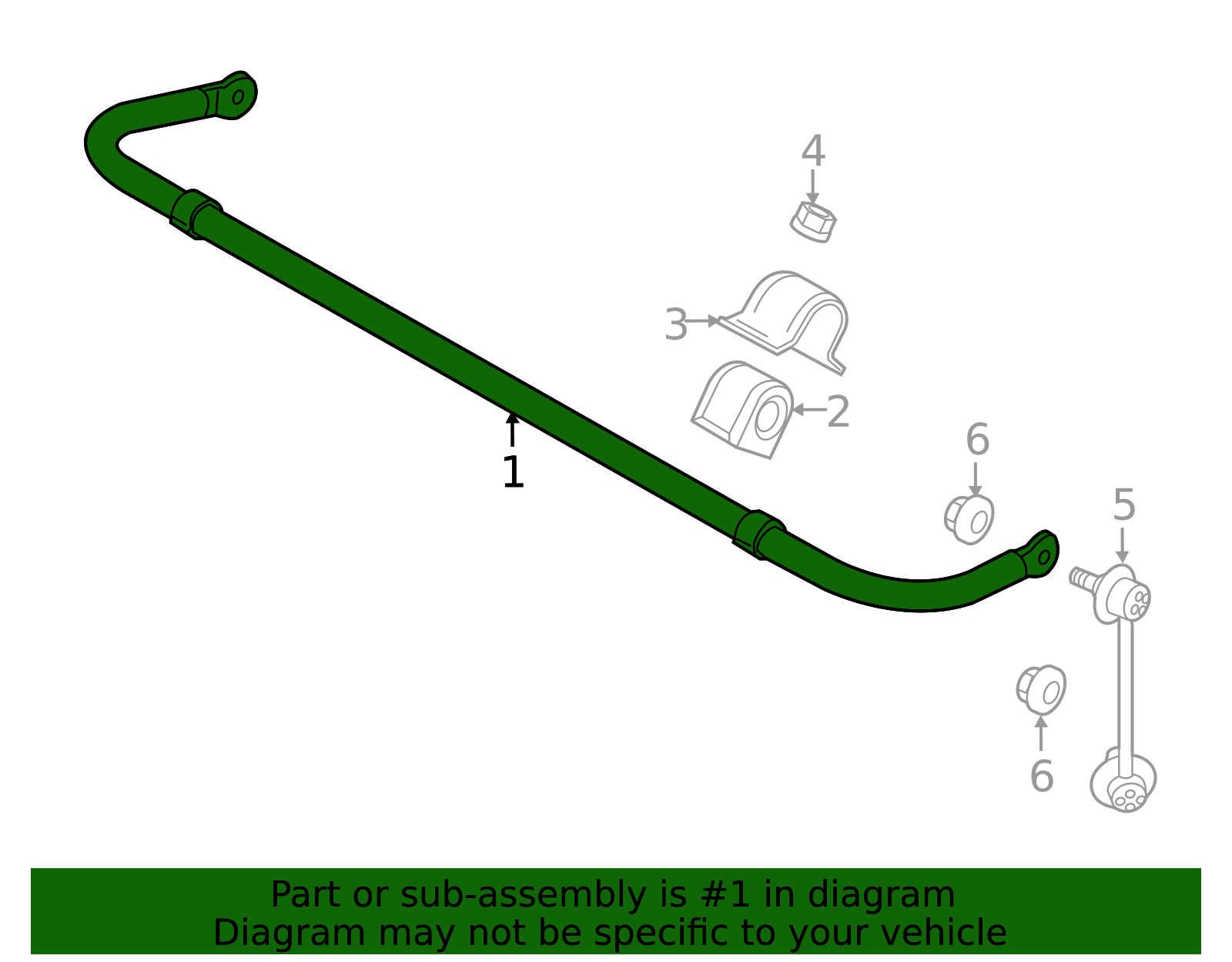 Mazda Suspension Stabilizer Bar - Ride Handling Control - Part #GMH8-34 ...