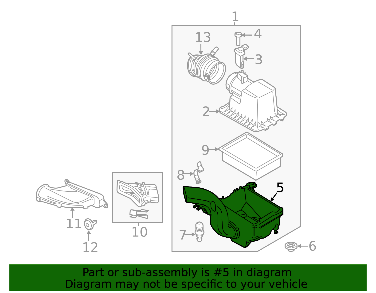 2013-2022 Ford Lower Housing CJ5Z-9A600-A | TascaParts.com