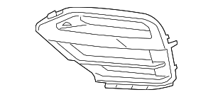 51117463831 - 2019-2021 BMW X4 Outer Grille (51-11-7-463-831) | BMW of ...