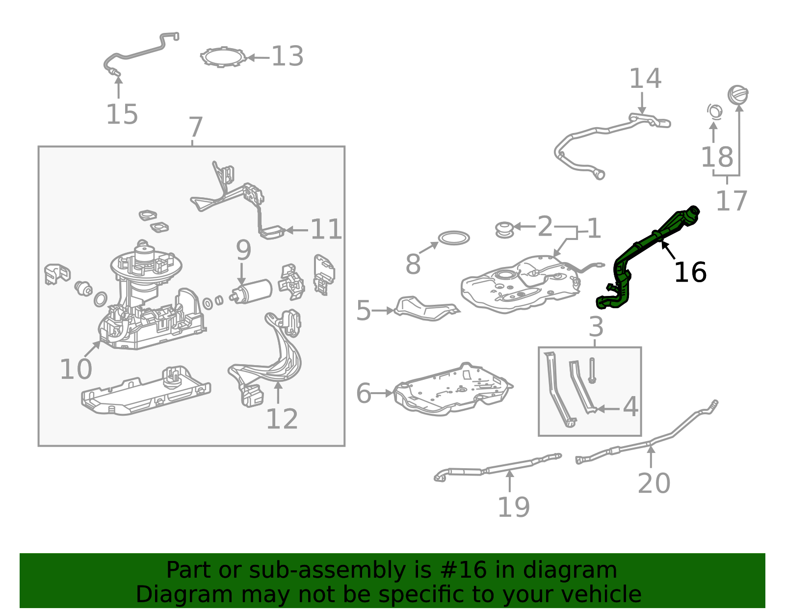 77210-F6020 - 2022-2024 Lexus NX350h - Filler Pipe | My L Parts