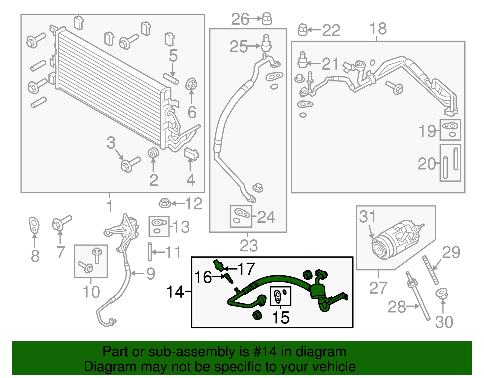 2013-2019 Ford Discharge Hose GB5Z-19972-A | OEM Parts Online
