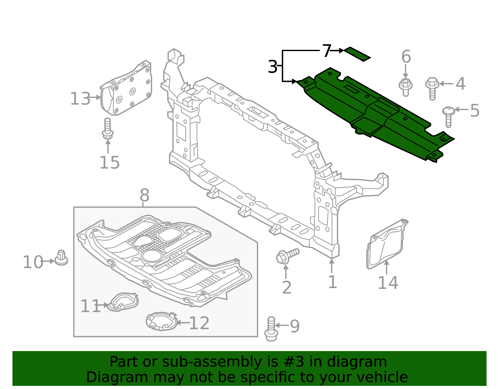 2014-2019 Kia Soul Sight Shield 86353-B2000 | TascaParts.com