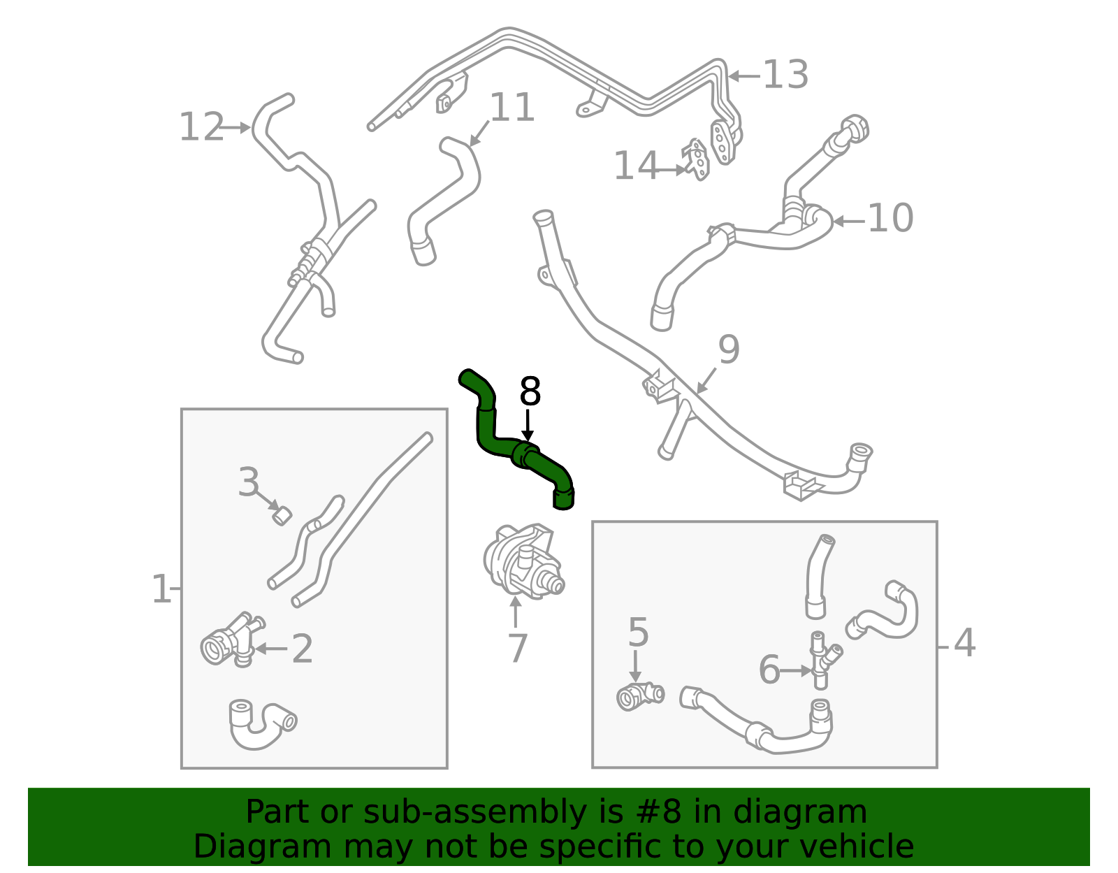 2019-2021 Volkswagen Inter-Cooler Hose 5Q0-122-063 | VW Direct Auto Parts