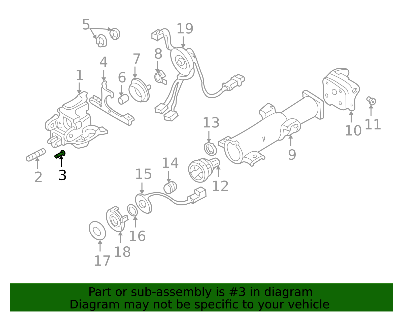 Steering Column Spring Guide 26034561 GM | GMPartsDirect.com