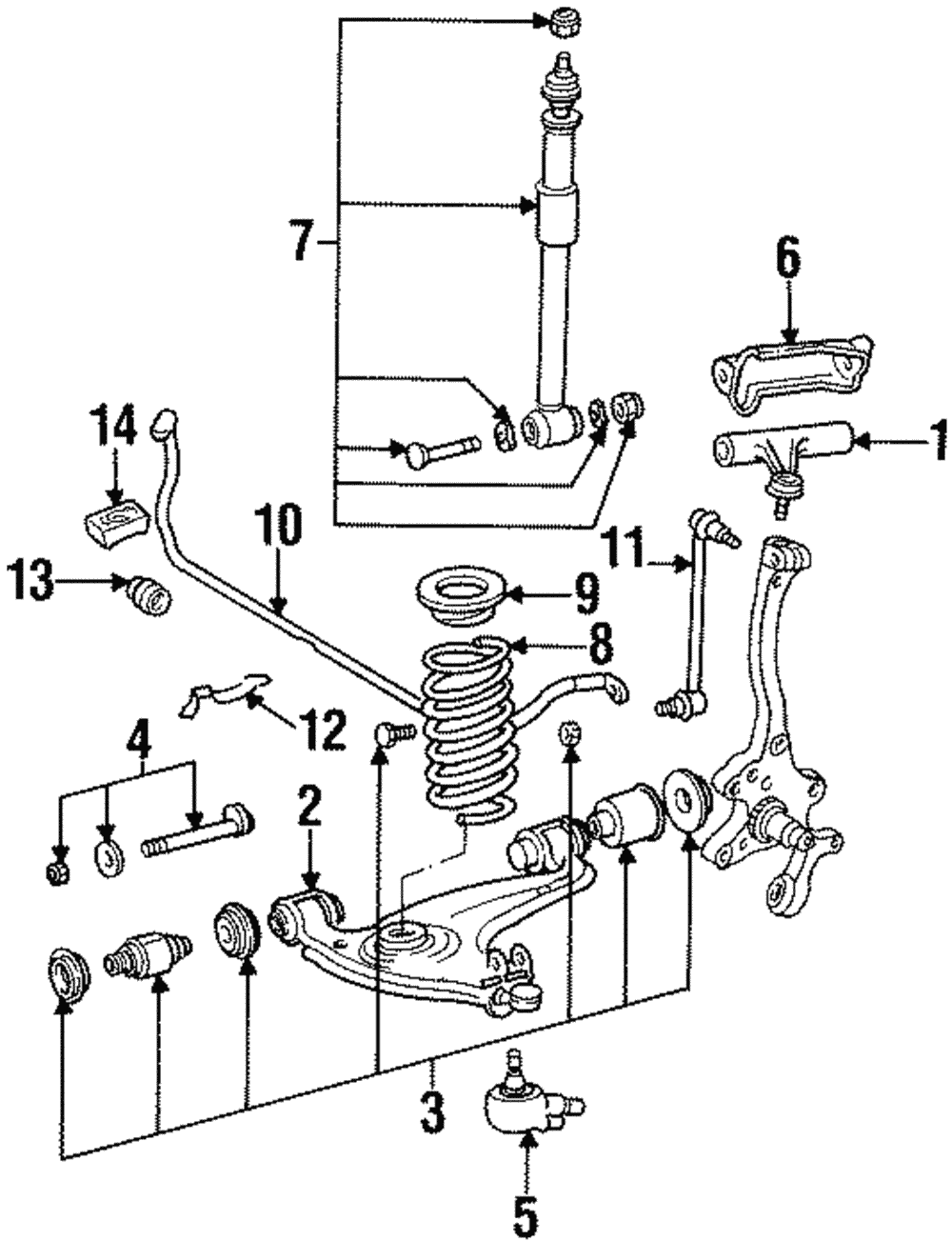 140-320-11-89 - Stabilizer Bar Link 1992-1999 Mercedes-Benz | Mercedes ...