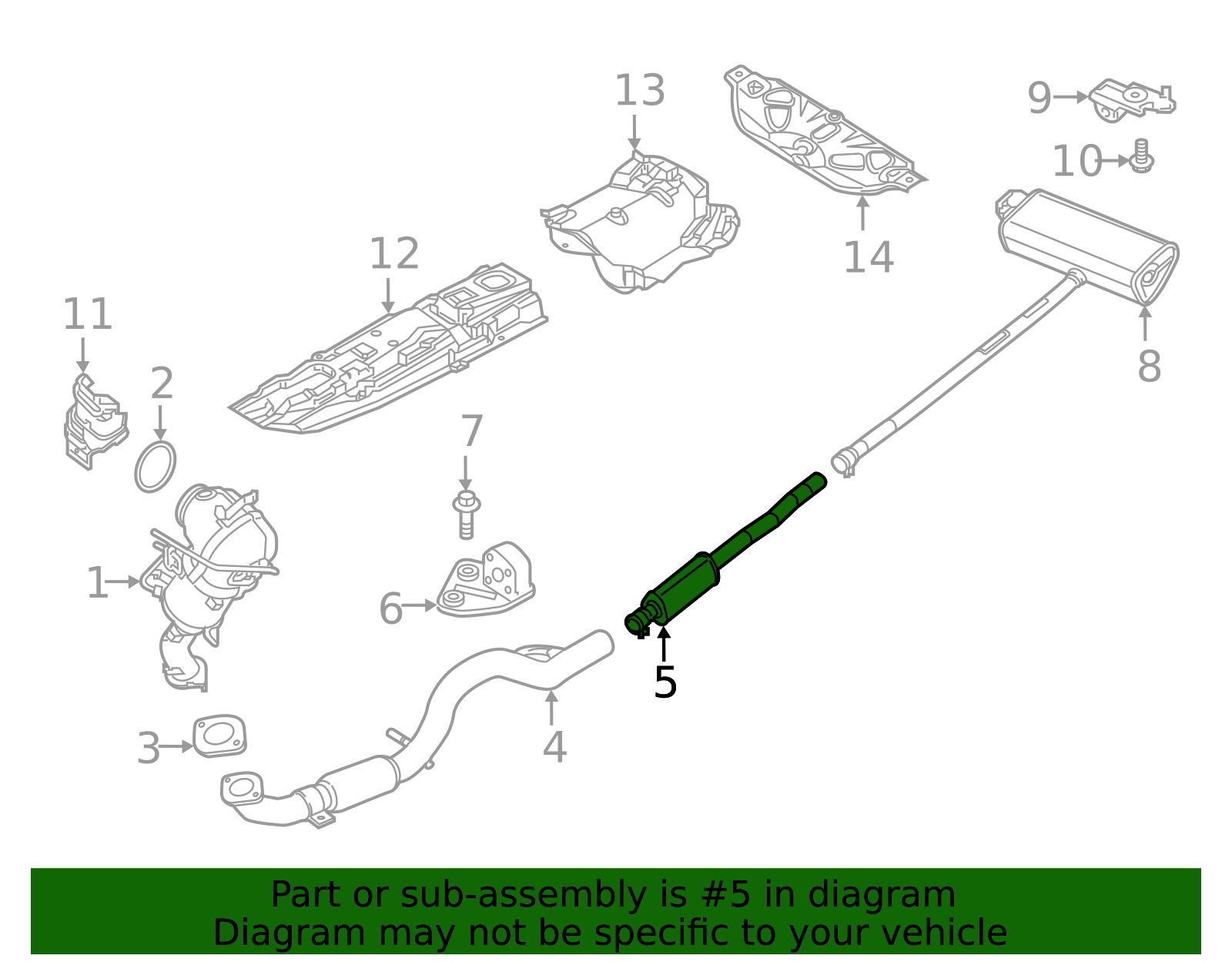2015-2023 Mopar Resonator 68303206AA | Mopar Parts Canada