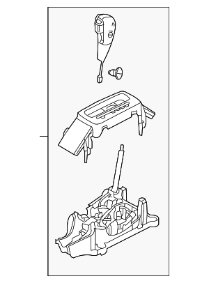 AA8Z-7210-AB - Gear Shift Assembly 2011-2012 Ford Flex | Big 3 Auto Parts