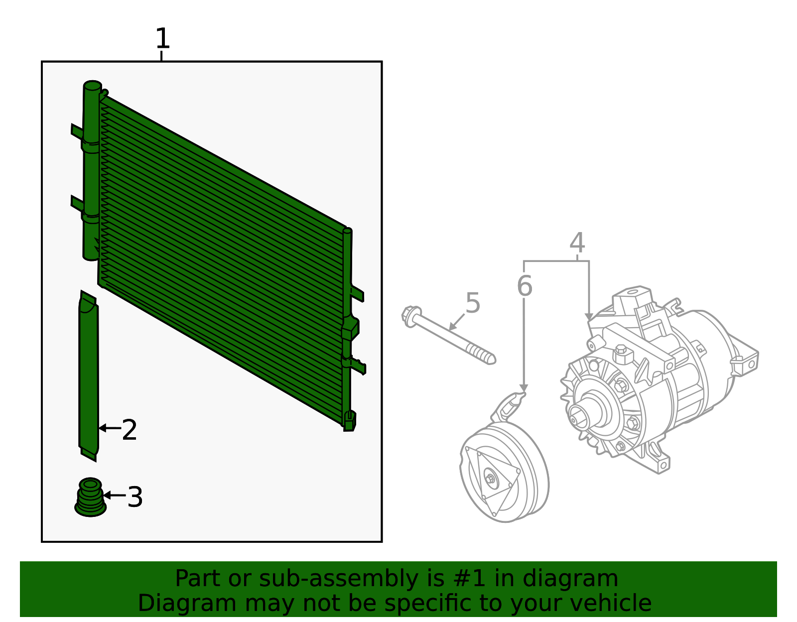 2020-2025 Ford | A/C Condenser | LK4Z-19712-A | Walls' Ford Parts