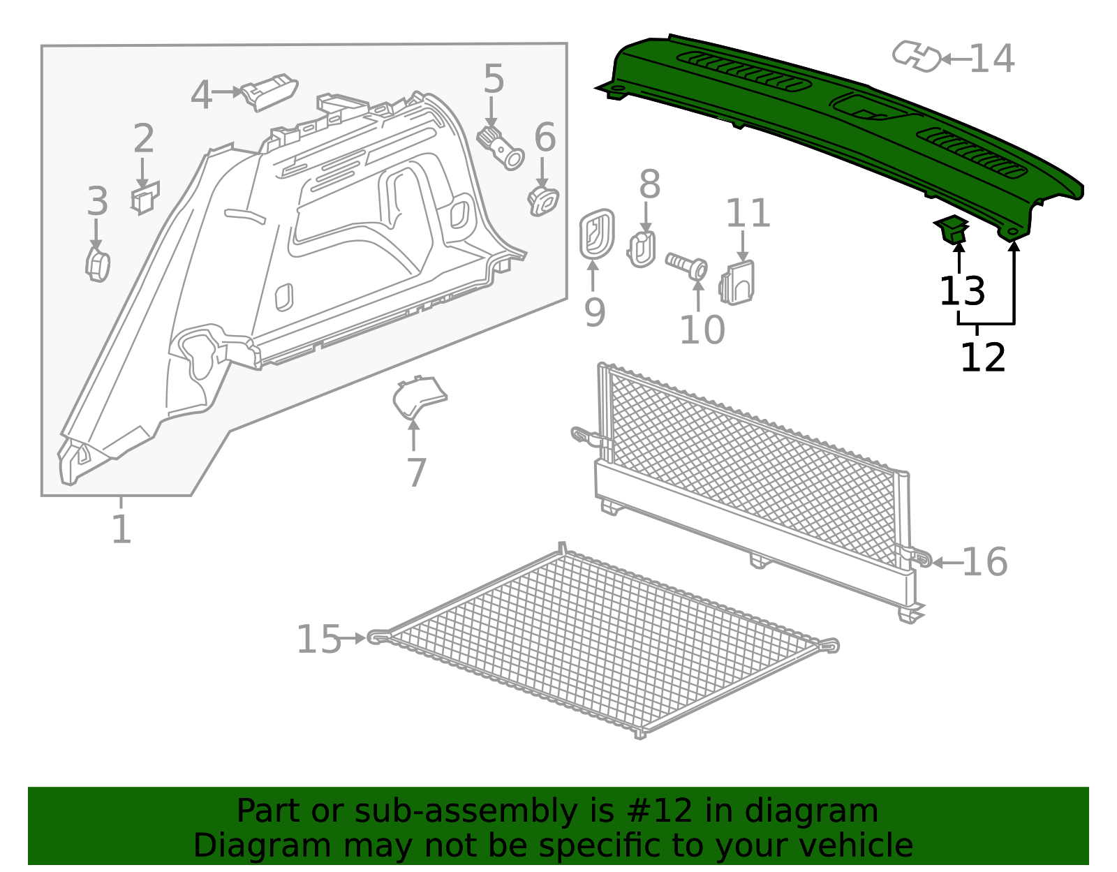 84568781 - Rear Panel Trim | Partners Chevy