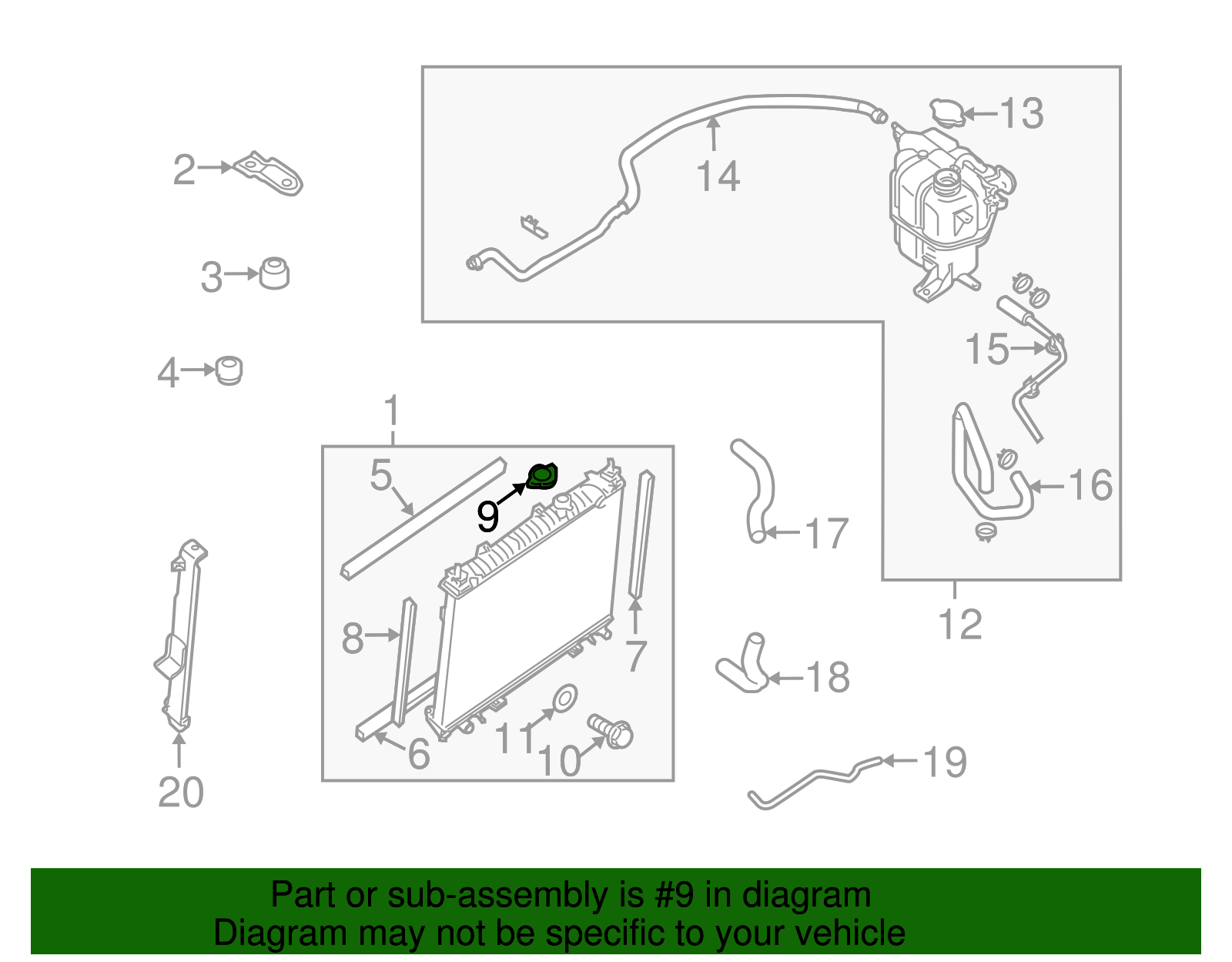 2005-2010 Nissan 2005-2010 Nissan Frontier Xterra Pathfinder Radiator ...