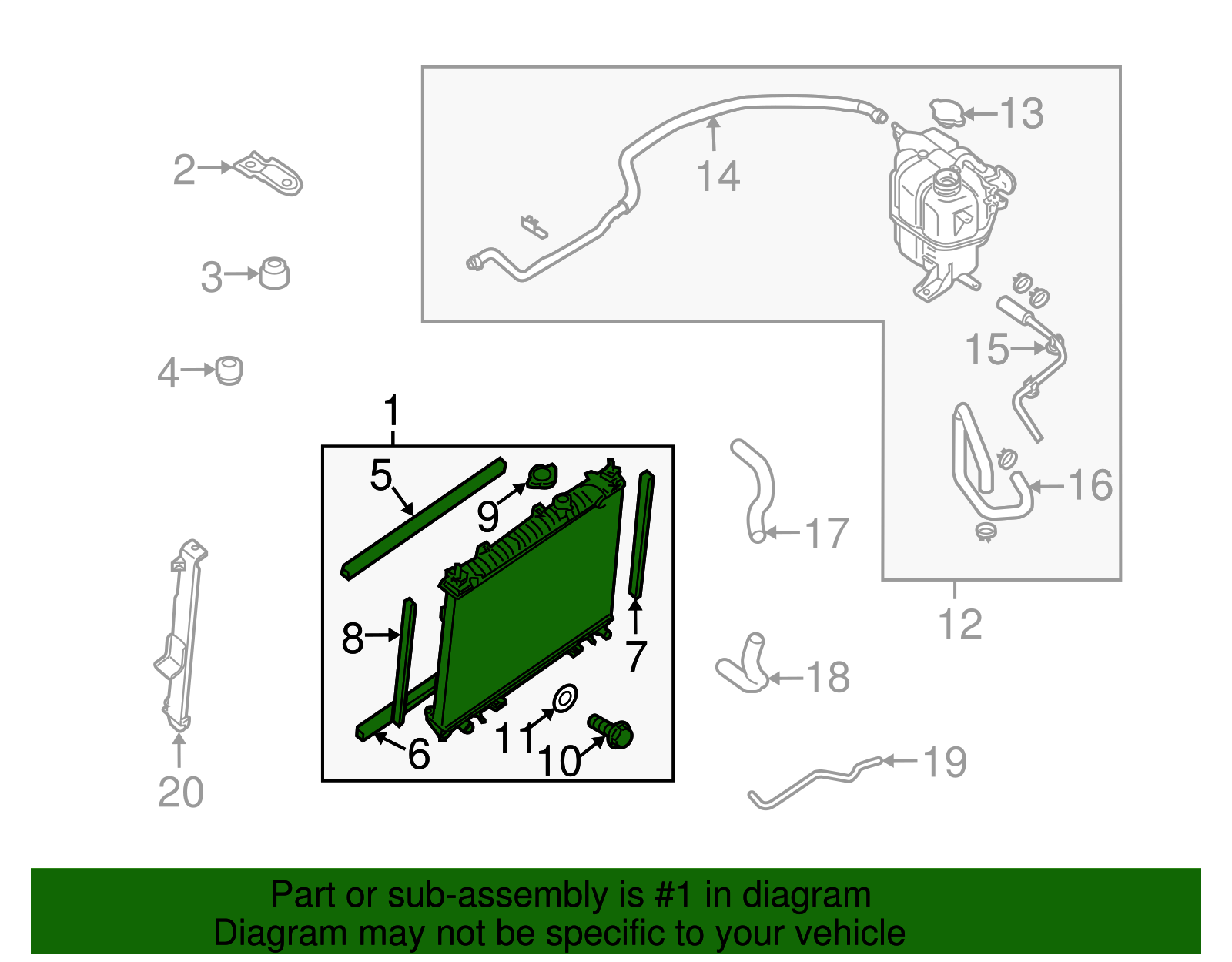 21460-9CA2E - 2005-2010 Nissan - Radiator Assembly | Anicra Nissan Parts
