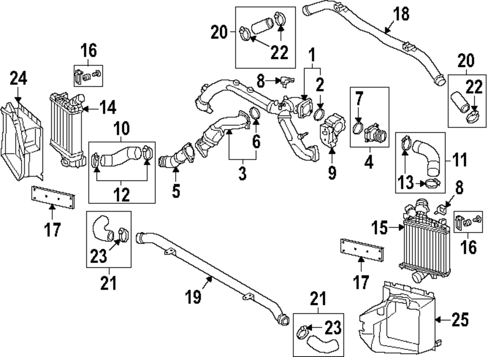 4M0-145-333-AA - Duct 2025 Audi Q7 | Audi OEM Parts Guy