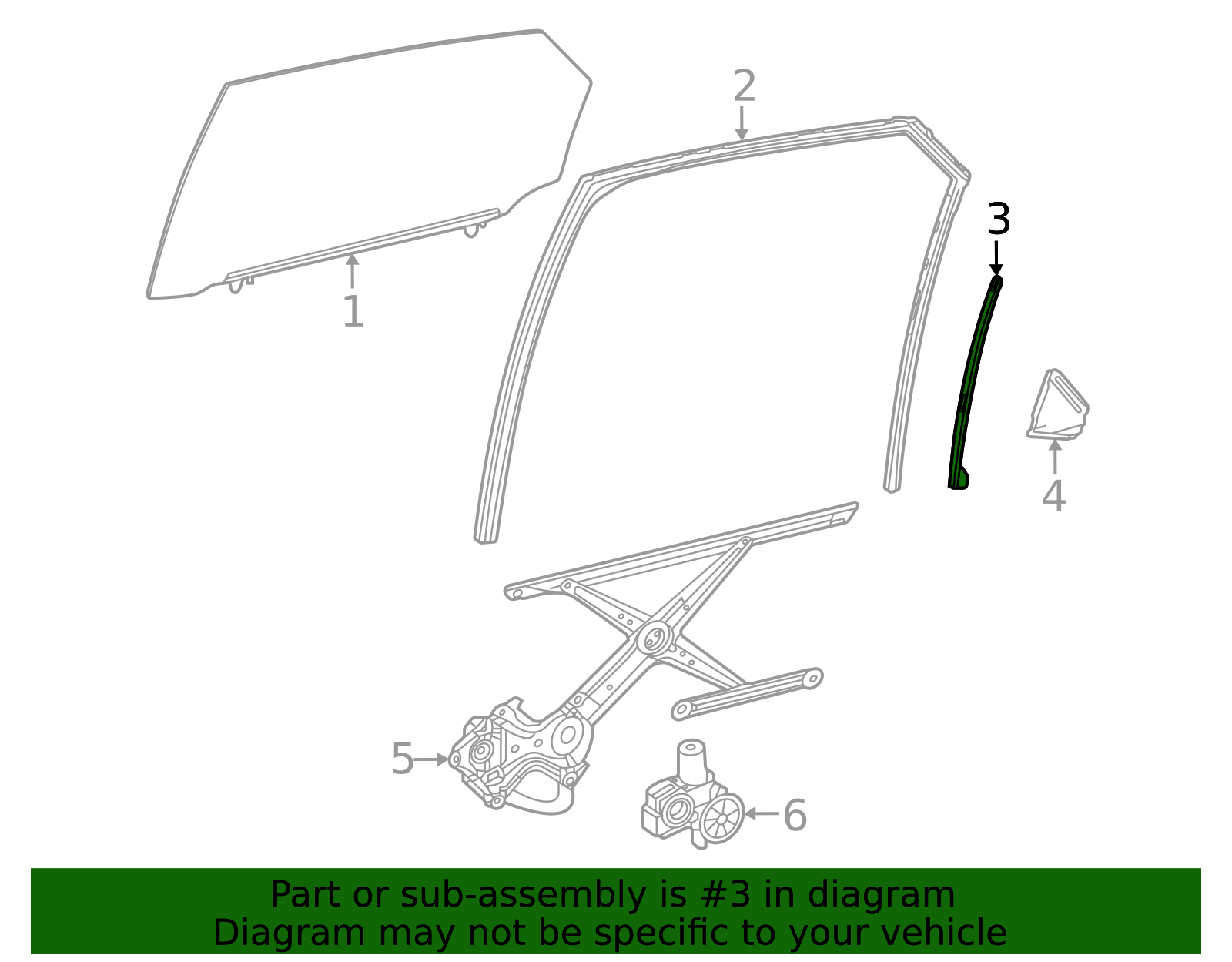 2016-2020 Toyota Mirai Division Bar 67408-62010 | Toyota Parts Center