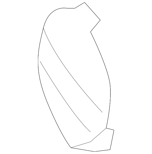 2010-2013 Ford Transit Connect | Side Bracket Cover | 9T1Z-17B814-AA ...