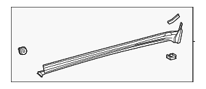 2021-2024 Toyota Venza Rocker Molding 75860-48060 | Toyota Parts Center