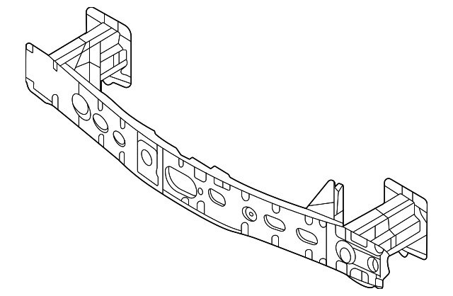 DGH9-50-070A - Mazda Reinforced Front Bumper 2020-2024 Mazda CX-30 ...