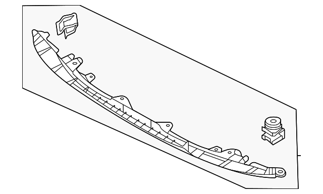 2020-2025 Mazda CX-30 Stiffener DGH9-50-0S0 | Mazda Parts Deals