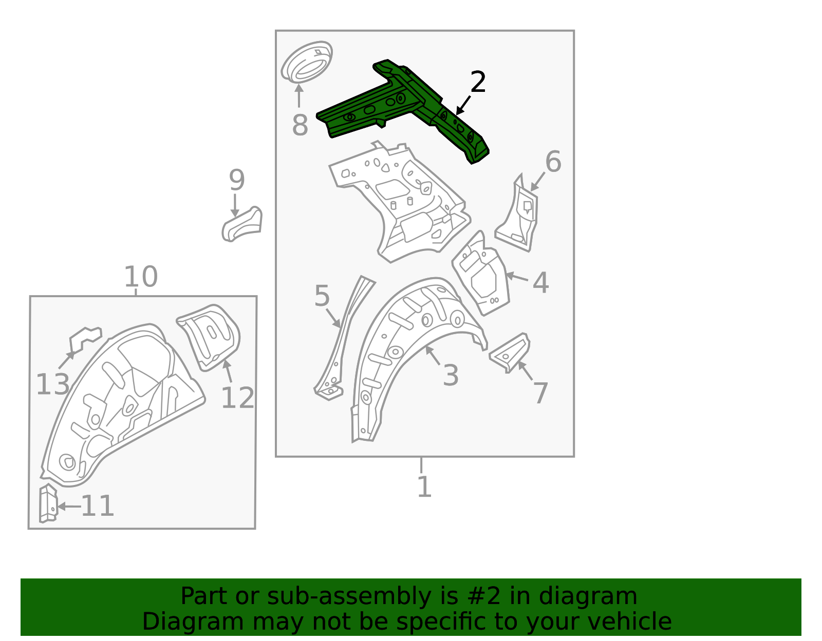 5G4-809-123 - High-Quality Body D-Pillar Reinforcement for 2015-2021 ...