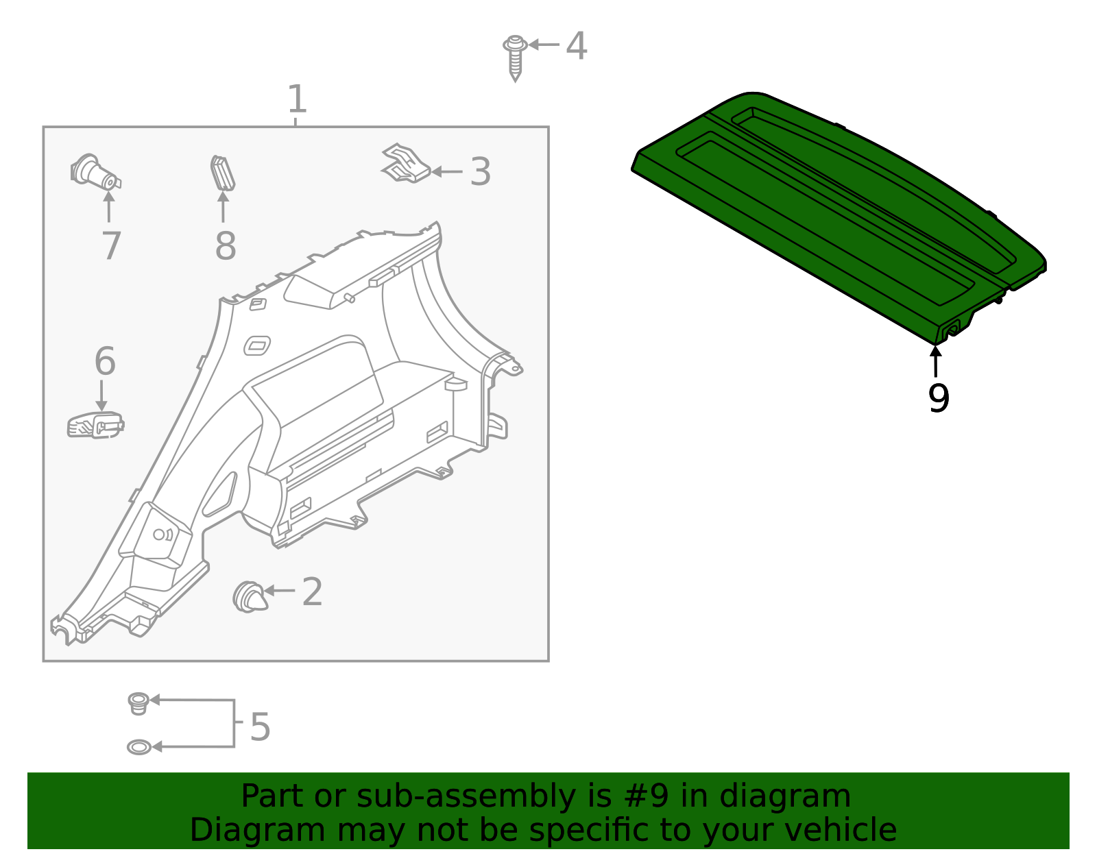 85930-K0000 - Cargo Cover 2020-2025 Kia Soul | Kia.Parts Store