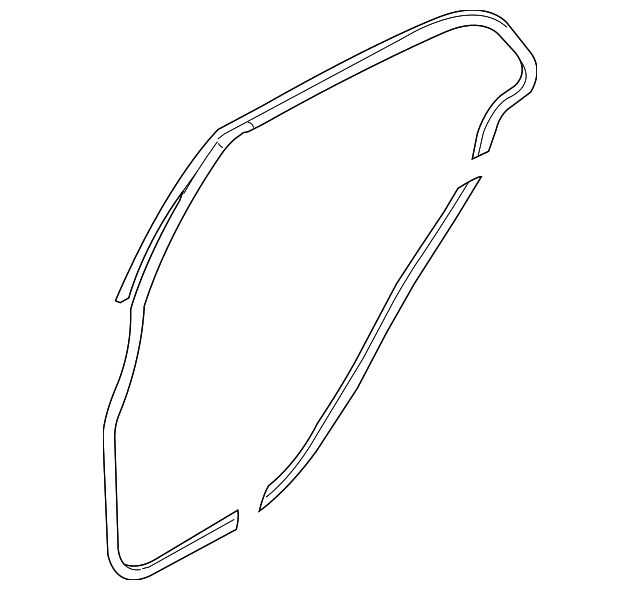 2005-2009 Kia Spectra5 Door Weather-Strip - Driver's Side (LH) 83130 ...