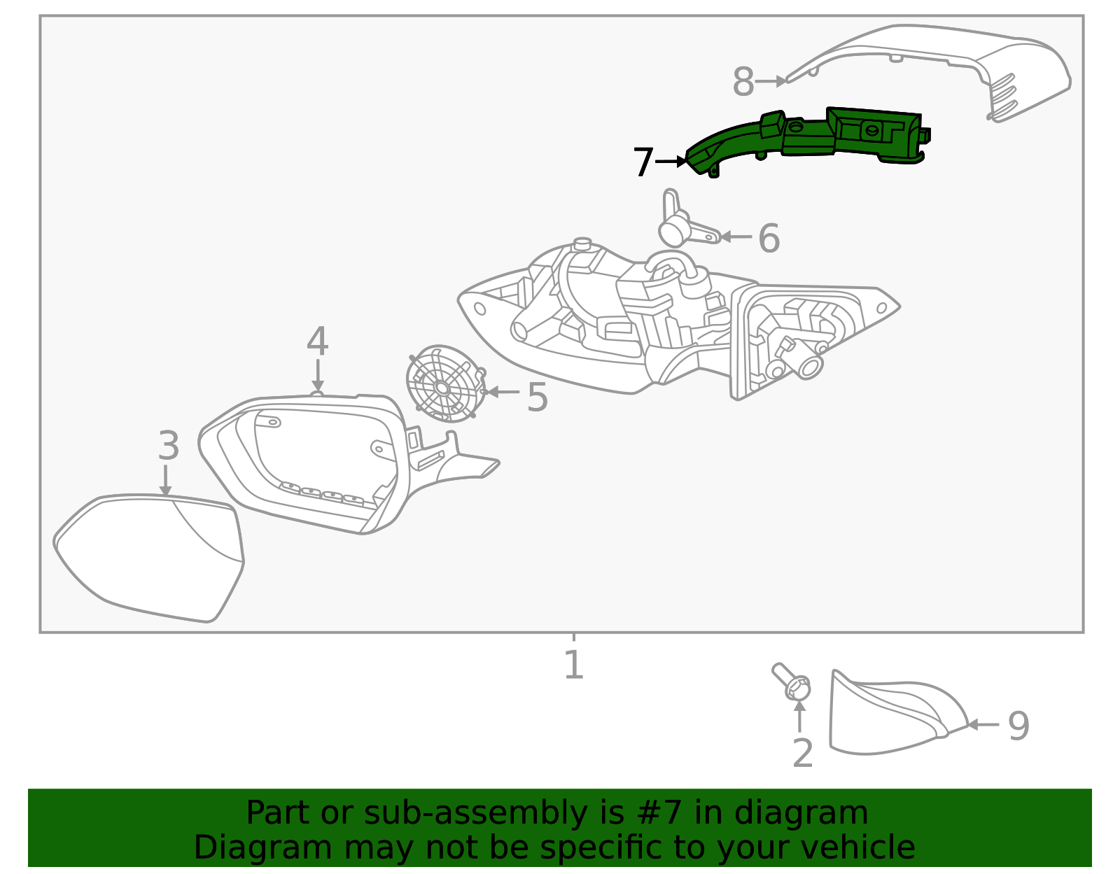 87614-BE000 - Hyundai Signal Lamp 2024-2025 Hyundai | Performance Auto ...