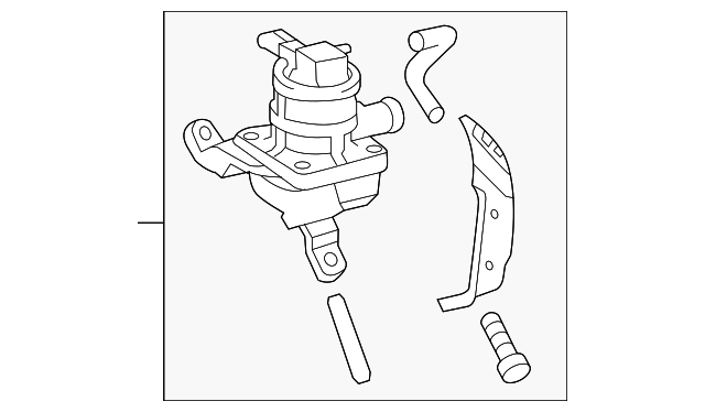2007-2009 Toyota Secondary Air Injection Pump Check Valve 25710-50032 ...