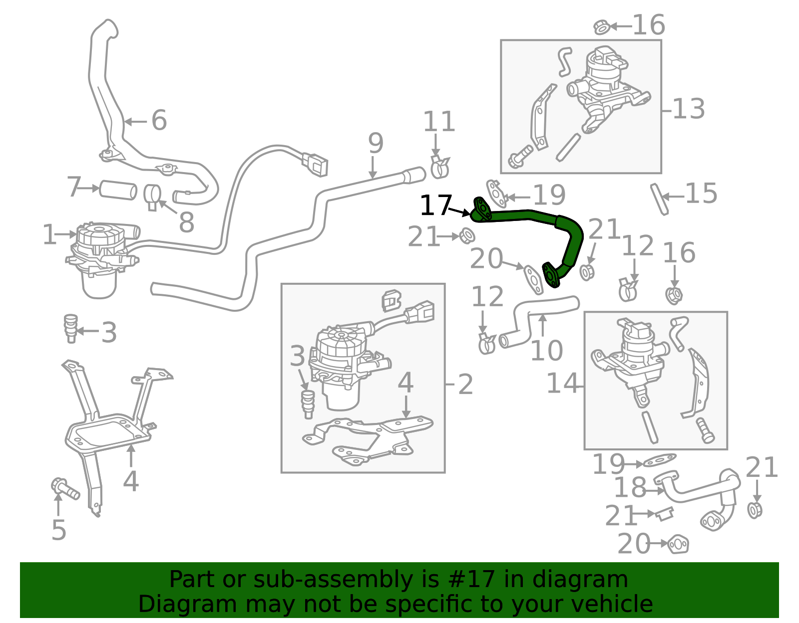 17362-50030 - High-Quality Secondary Air Injection Pump Hose for 2007 ...