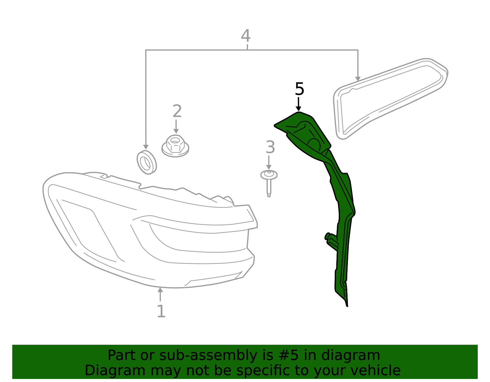 2019-2025 BMW X5 | Drip Rail | 63-21-5-A5B-4A3 | BMW OEM Parts Store