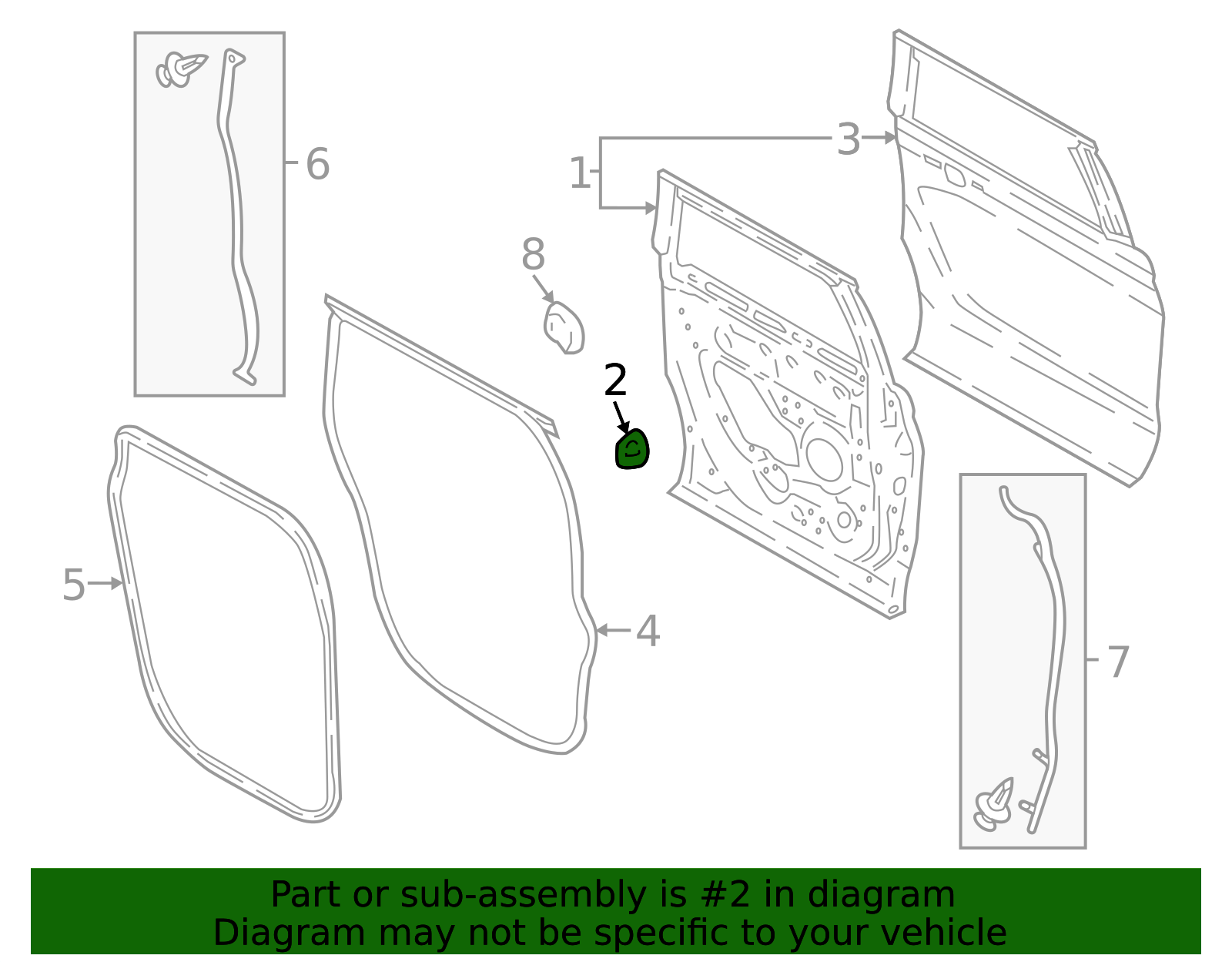 2018-2024 Ford Door Shell Bumper W719941-S300 | OEM Parts Online
