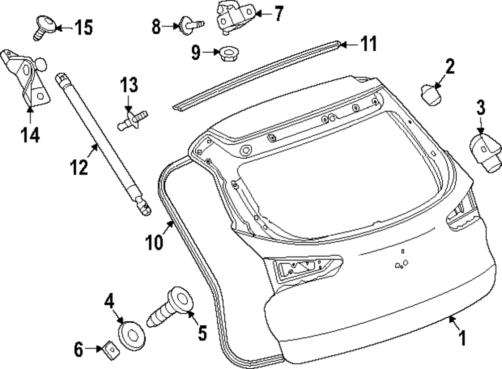 2024-2025 Buick Encore GX Lift Gate 42855045 | GM Parts Center