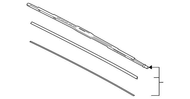 98360-G2000 - Hyundai Wiper Blade 2017-2025 Hyundai | Performance Auto ...