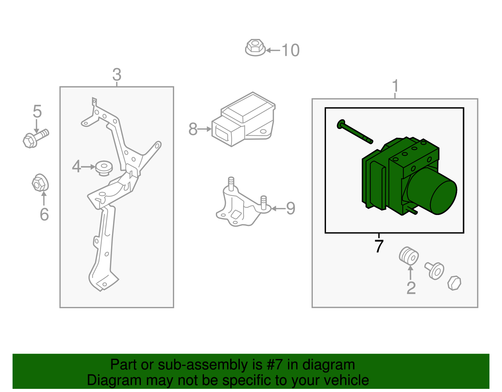 2014 Subaru Impreza Repair Kit 27595FG230 | Subaru Parts Guys