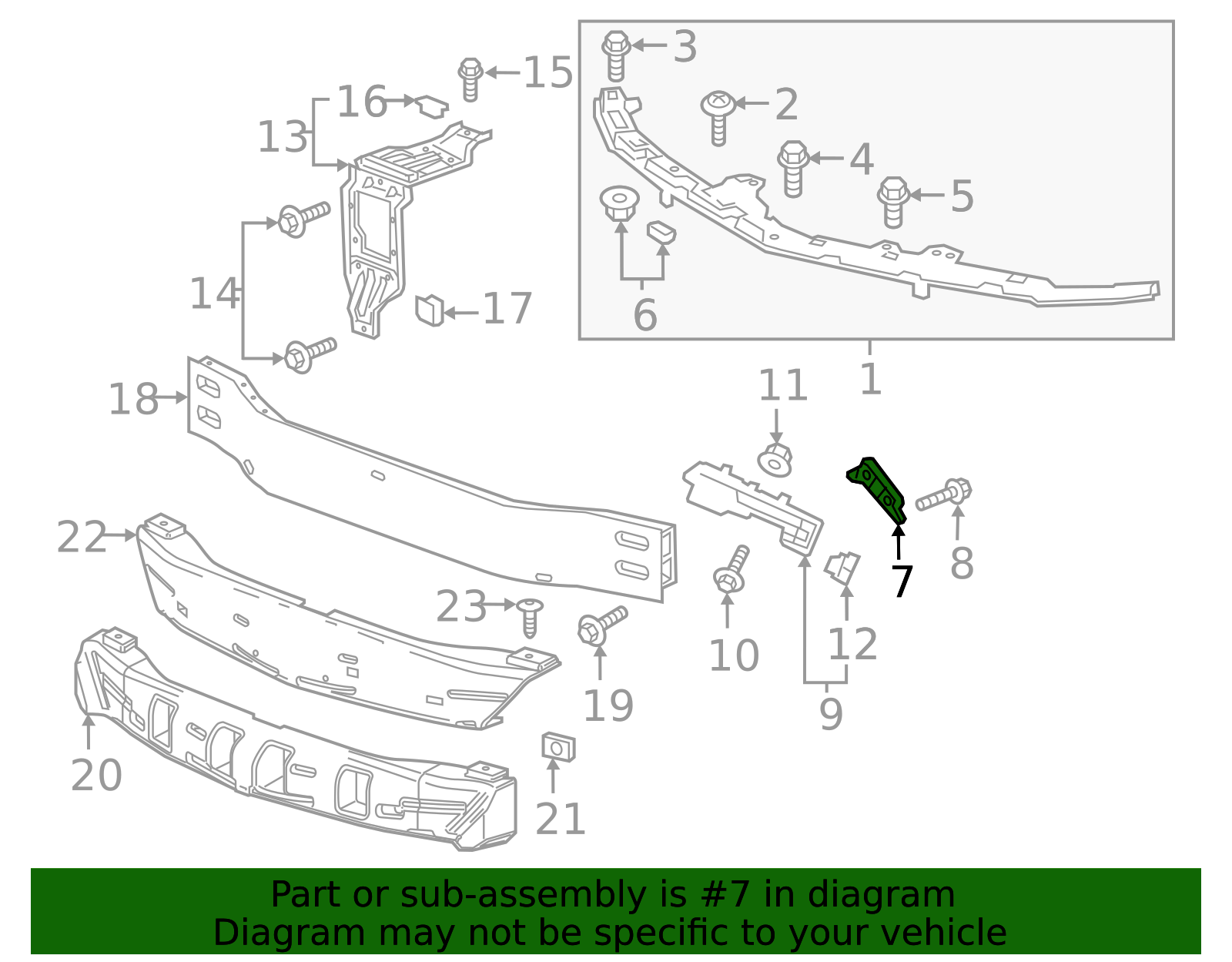 2016-2025 Chevrolet Malibu Front Driver Side Bumper Fascia Guide ...