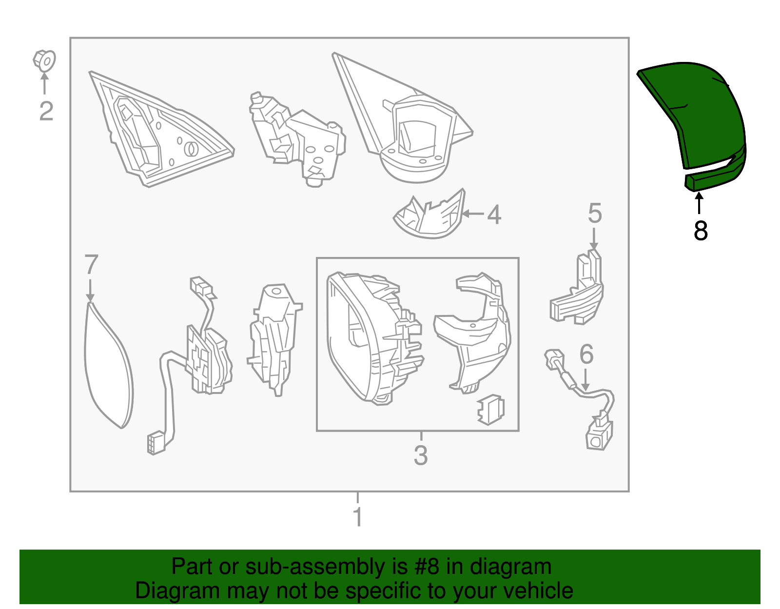 2018-2022 Honda HR-V Cap, R. Skull *b593m*(brilliant Sporty Blue ...