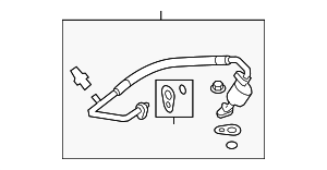 2013-2019 Ford Explorer | Discharge Hose | GB5Z-19972-C | Walls' Ford Parts