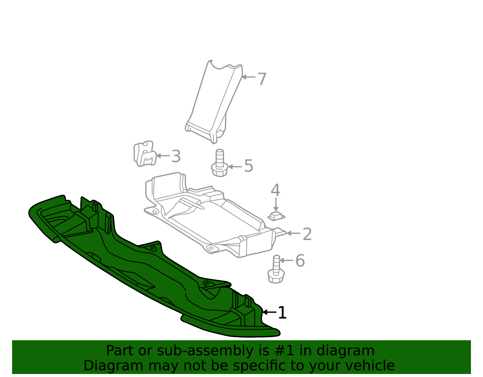 2105200722 - Mercedes-Benz Front Deflector Performance Auto Parts